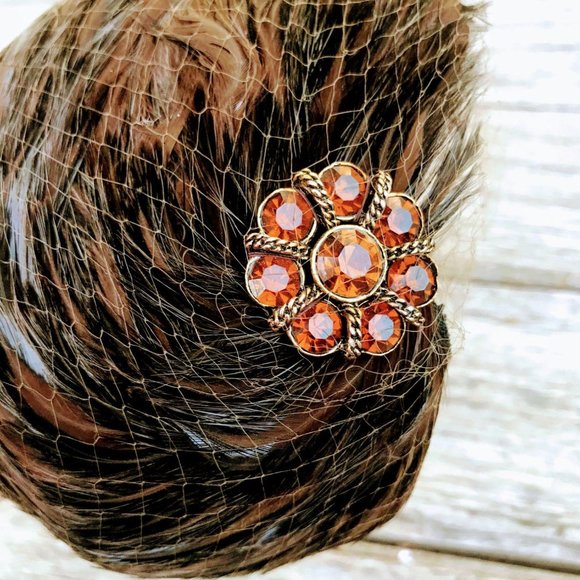 Betty Jester | Accessories | Vintage Brown Pheasant Feather Hat With ...